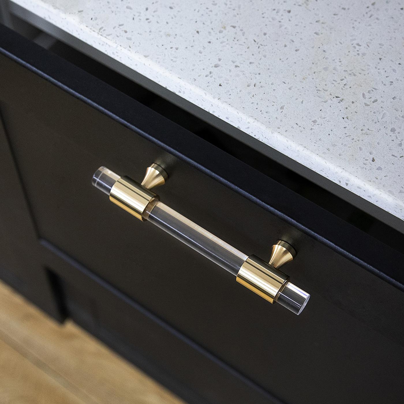 MAXERY Nordic Ins Simple Acrylic Cabinet Handle Clear Acrylic Furniture ...