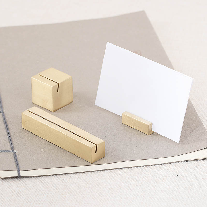 Brass Card Holder